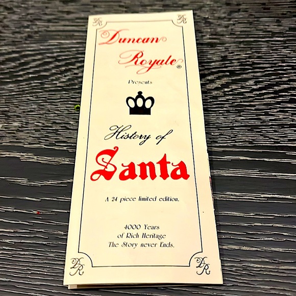 Duncan Royale | Holiday | Victorian History Of Santa Figure From Duncan ...